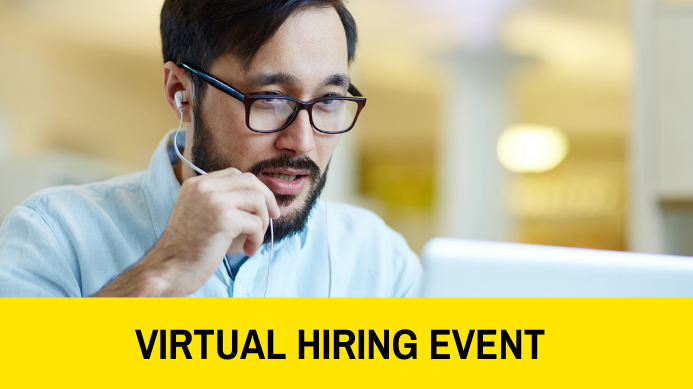 Join Us for Our Virtual Hiring Event on Wednesday January 27